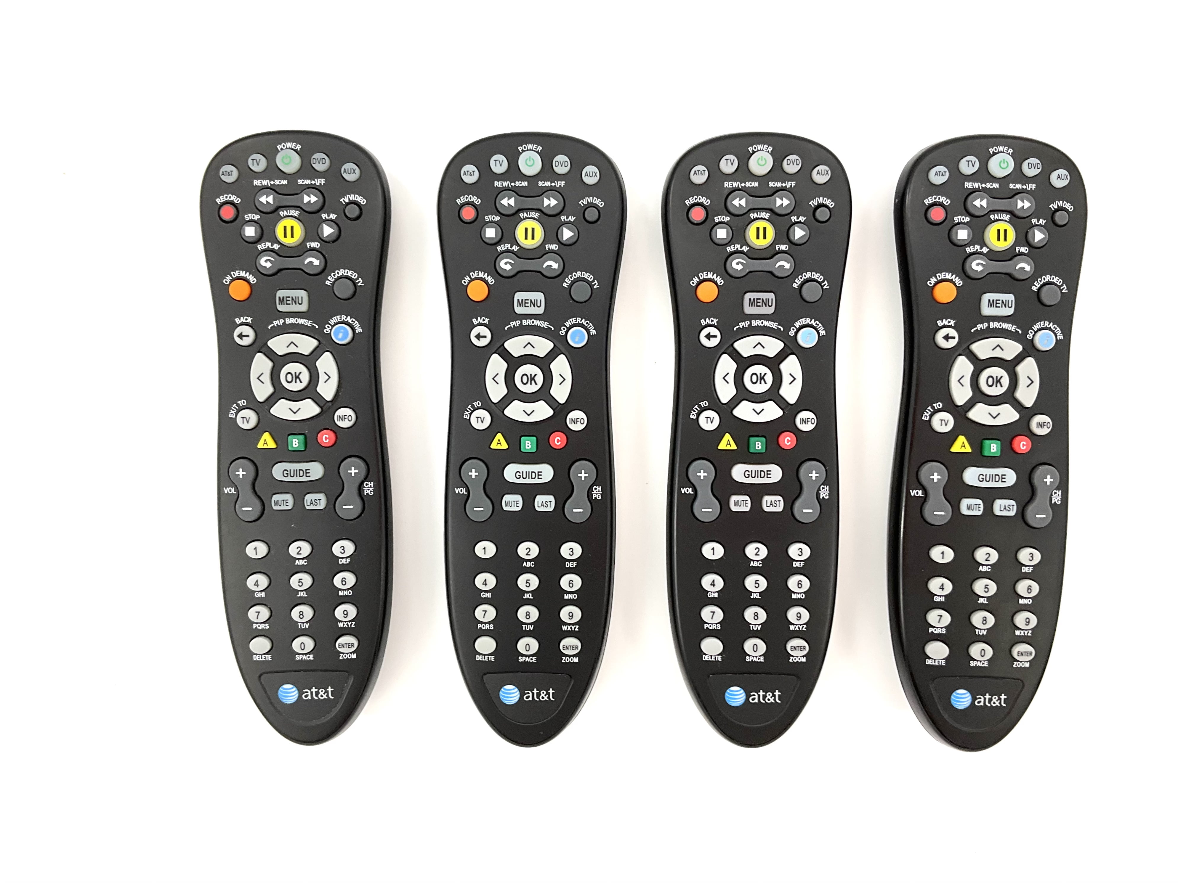 (4 Pack) Replacement AT&T Remote Control S10-S2 For TVs, Cable Box, and ...