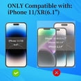 2 Pack Compatible with iPhone 11/iPhone XR Privacy Screen Protector ...