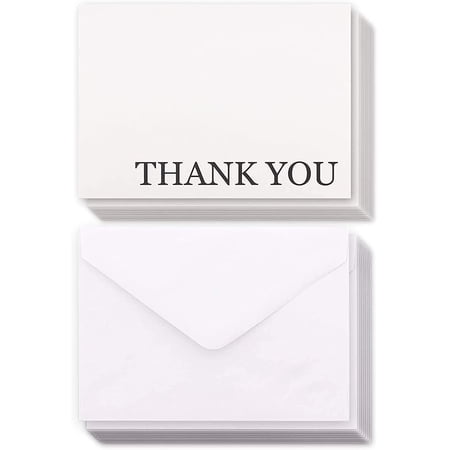 Thank You s - 120-Pack Thank You Notes, Bulk Thank You s Set - Blank on ...