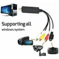 Video Capture Card RCA to USB Video Capture Device USB 2.0 VHS to ...