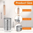 4pcs Pasta Strainer 15'' × 5.5'' Stainless Steel Pasta Basket Mesh ...