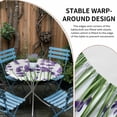 Botanical Lavender Round Tablecloth for 45-54 Inch Tables, Fitted Table ...
