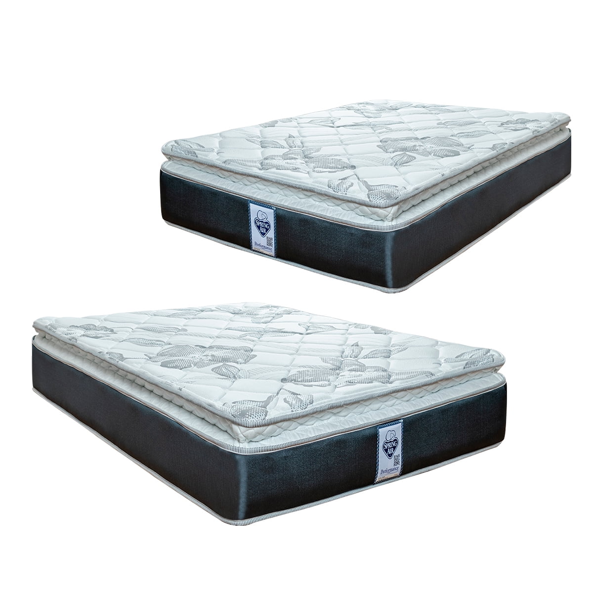Paquete 2 Colchones Individuales Ortopédicos De Confort Medio Spring ...