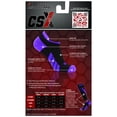 CSX Low Cut Ankle Sock Pro, Purple on Black, Medium - Walmart.com