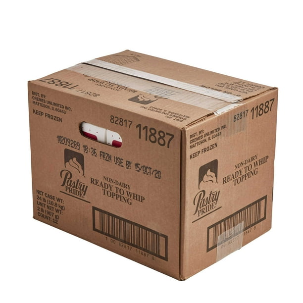 Pastry Pride Non-Dairy Ready-to-Whip Topping, 2 pound -- 12 per case ...