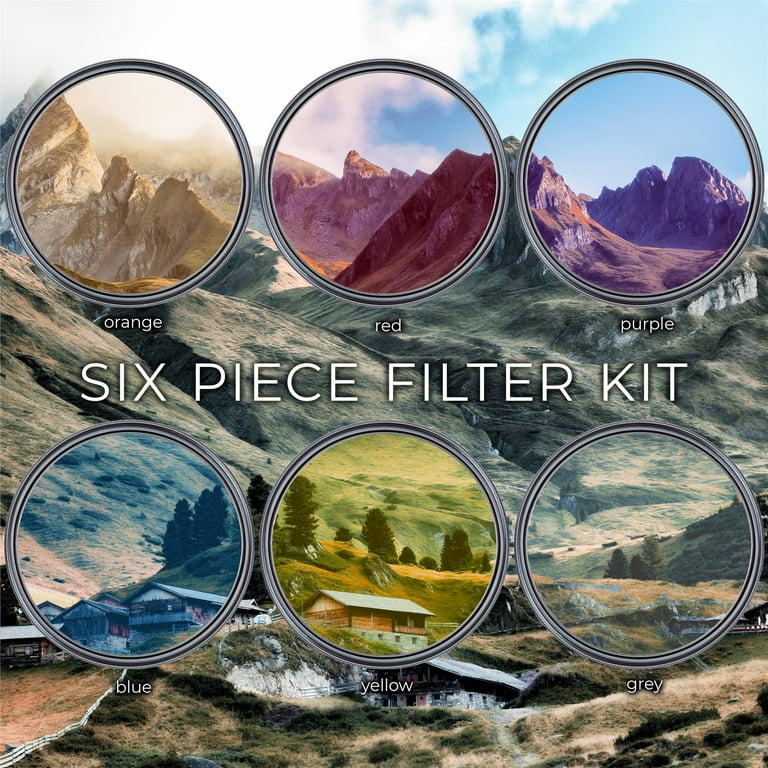 58MM Ultimaxx Six Piece Gradual Color Filter Kit (Orange 58MM Ultimaxx Six Piece Gradual Color Filter Kit (Orange