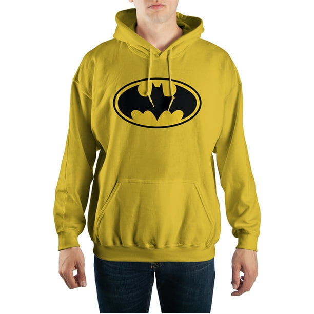 DC Comics Batman Logo Yellow Hoodie Sweater - Walmart.ca