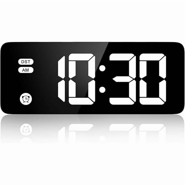 wonima02 Upgrade Alarm Clocks for Bedrooms, 5.8" LED Digital Clock for ...