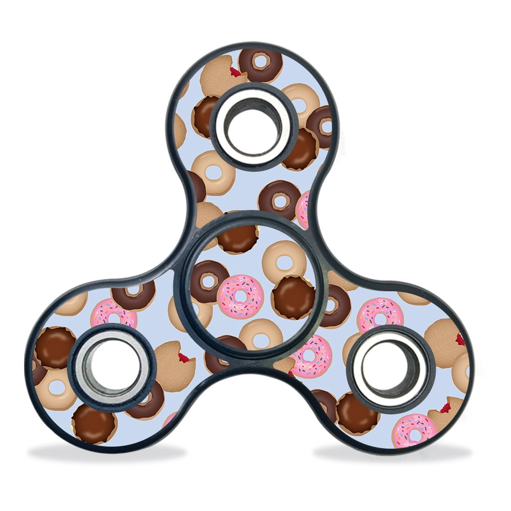 Skin Decal Wrap Compatible With Fidget Hand Tri-Spinner Donut Binge ...