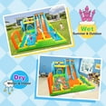 JOYLDIAS Kids Inflatable Water Slide, Bounce House Castle with 2 Slides ...