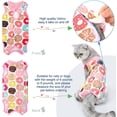 4 Pieces Cat Recovery Suits Cotton Recovery Body Wraps Breathable ...