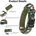 Christmas Tactical Dog Collar, Adjustable Military Training Nylon Dog ...