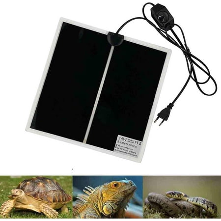 Reptile Heat Mat, 28x28cm Adjustable Terrarium Heat Mat With ...