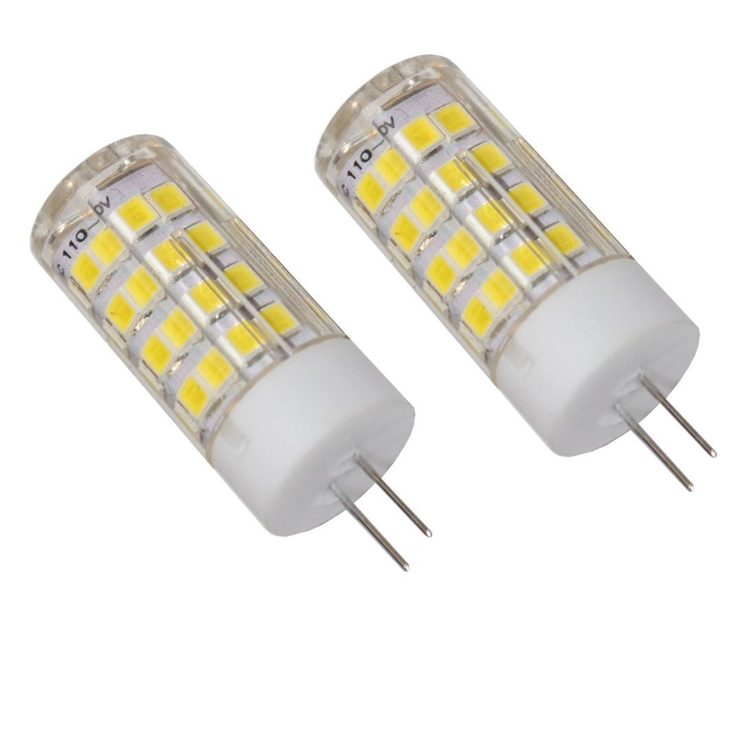 HQRP 2-Pack G4 Bi-Pin 52 LEDs Light Bulb SMD 2835 Cool White for ...