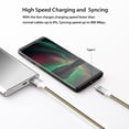 ASIASN-10ft Long USB C Cables 3 Pack, 3A Fast Charging USB A to Type-C ...