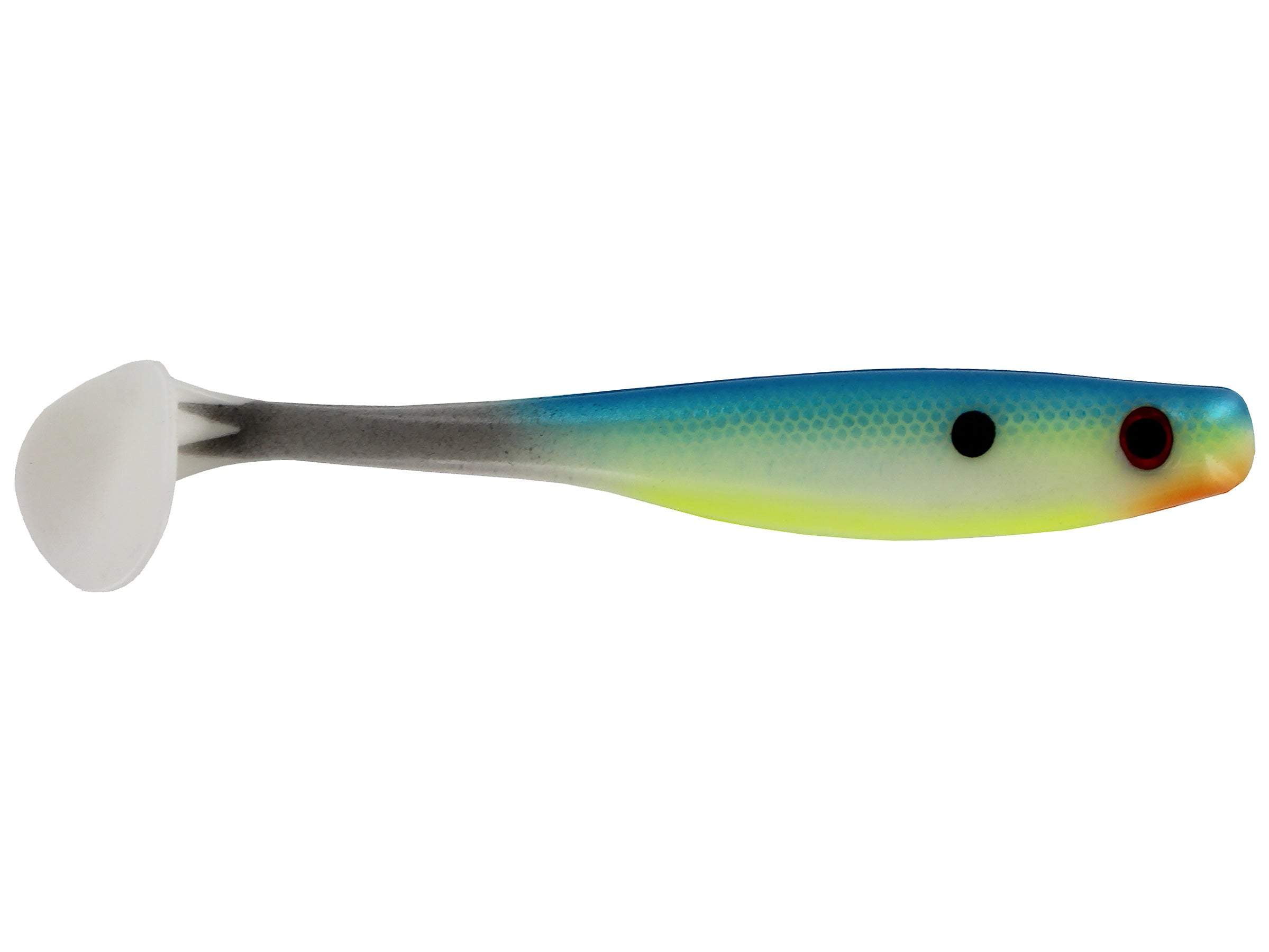 Big Bite Baits Suicide Shad 5 inch Soft Paddle Tail Swimbait (Citrus ...