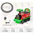 Gymax 6V Electric Kids Ride On Train Motorized Train Toy w/ Track & 6 ...