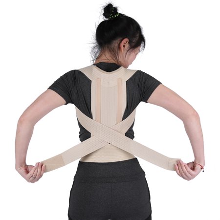 Back Support Belt, Khaki Posture Correct Belt, Comfortable Unisex ...