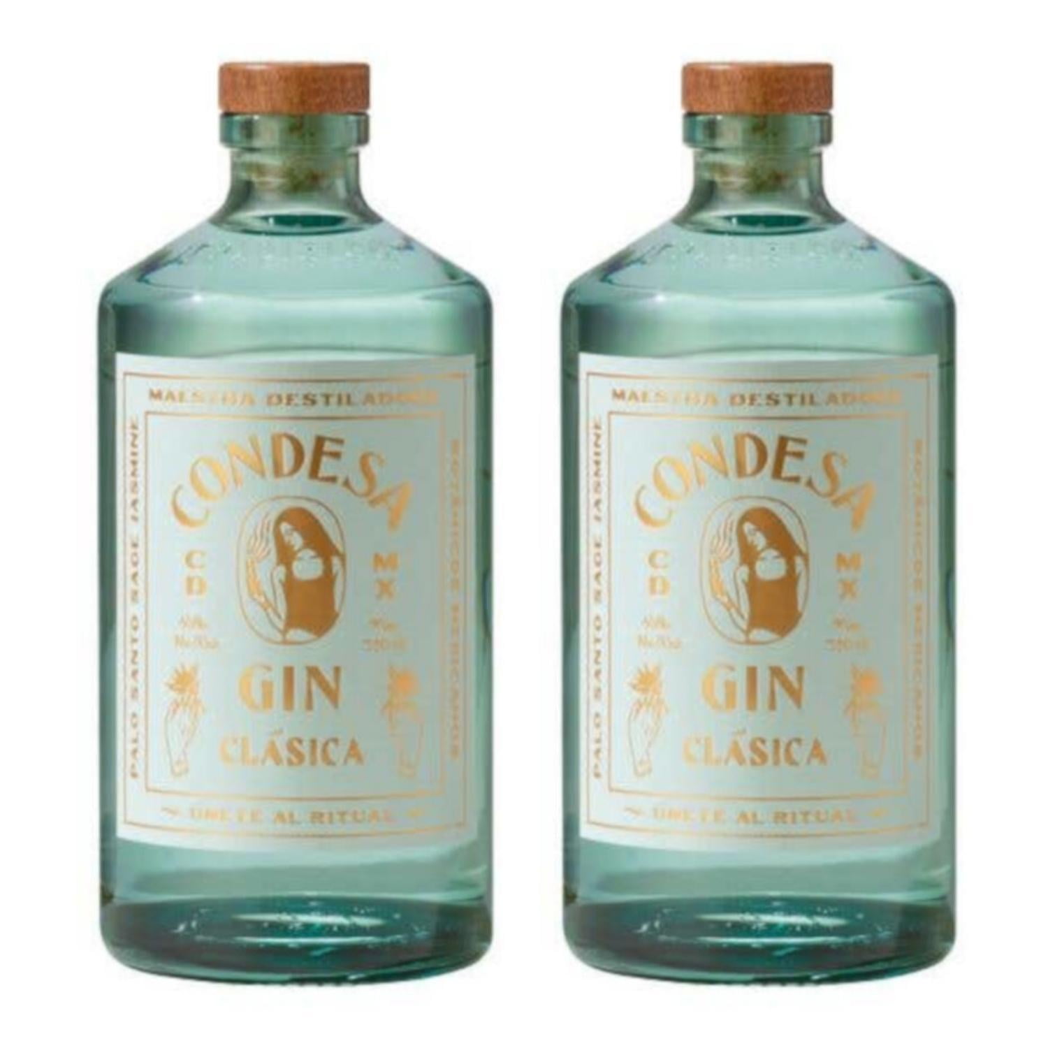 Pack de 2 Ginebra Condesa Clasica 750 ml Condesa Clasica | Bodega ...