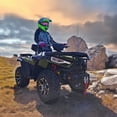 Massimo MSA450F Adult ATV Quad 352cc 25 HP 4 Stroke 4-Wheeler - Green ...