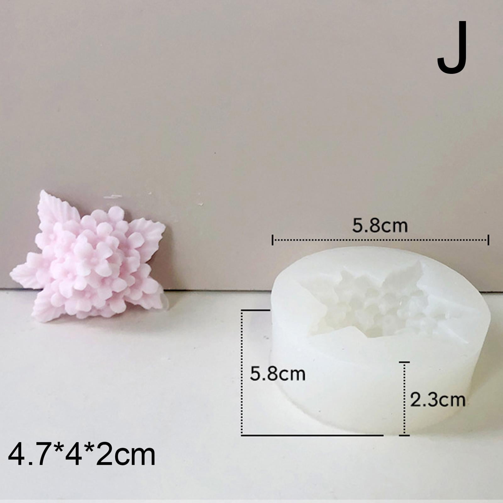 Flower Silicone Candle Mold Soap Wax Making Aromatherapy Crafts Home ...