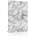 Ash Fronds Canvas Wall Art for Living Room, Gray Silver Slate Leaf ...