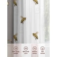 Bees Sheer Curtains for Living Room Bedroom Spring Summer Animals ...