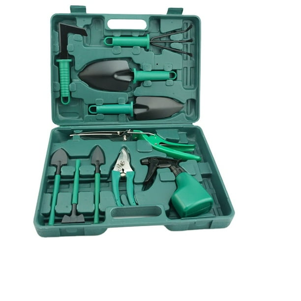 Gardening Tool Set, 10 Pieces Garden Hand Tools Gifts for Gardener ...