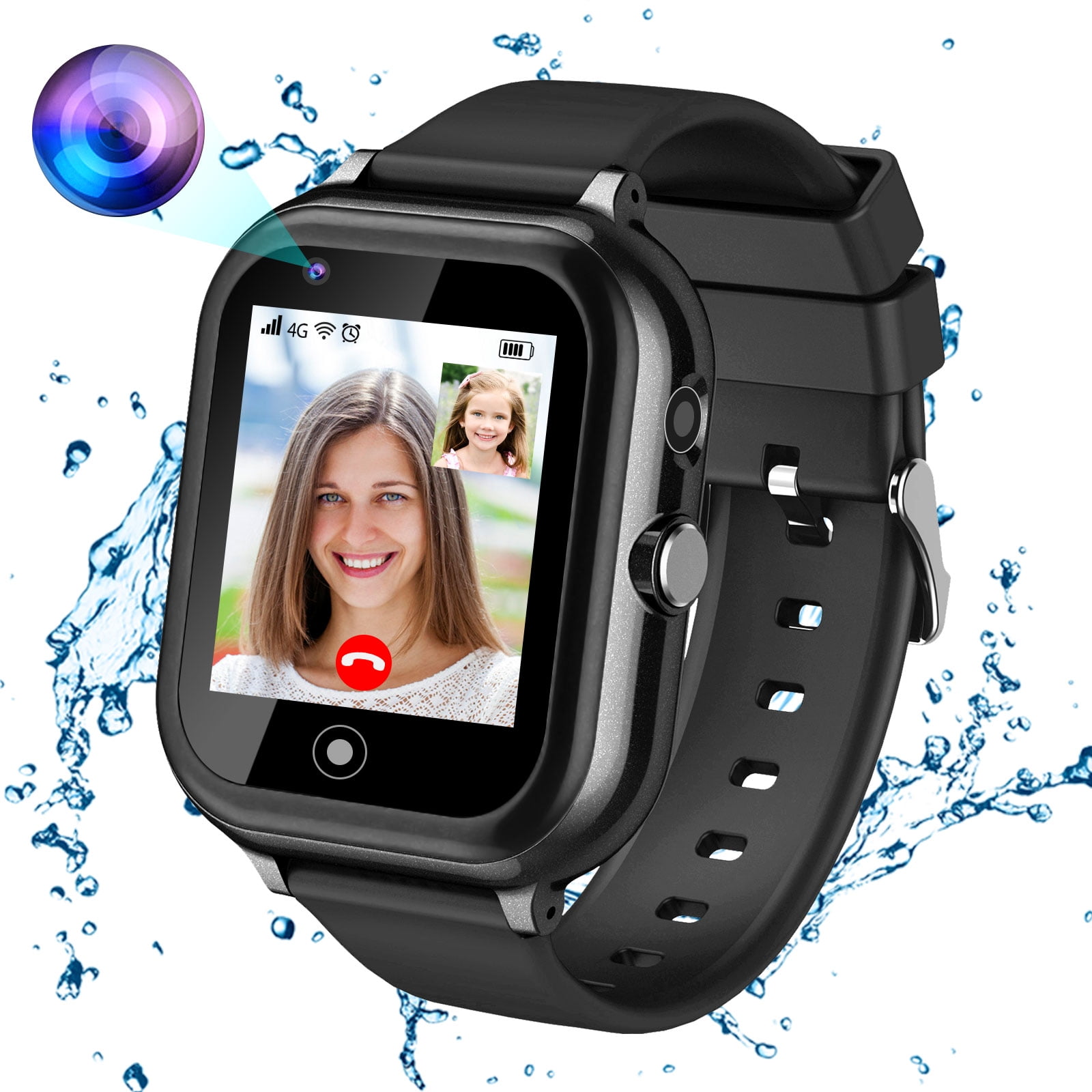 CJC Kids 4G Smart Watch for Kids with SIM Card and Lanyard, Phone ...