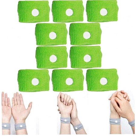 10pcs Anti Nausea Wrist Bands Ideal for Holiday and Travel Pregnancy ...