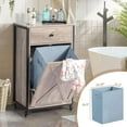 Karl Dual Tilt Out Trash Can Cabinet Double Tilt Out Laundry Hamper ...