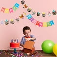 Easy Joy Happy Birthday Decorations Cat Theme Birthday Party Supplies ...