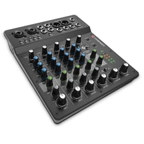 Harbinger LX12 Soundboard Console System, 12-Channel Analog Mixer with ...