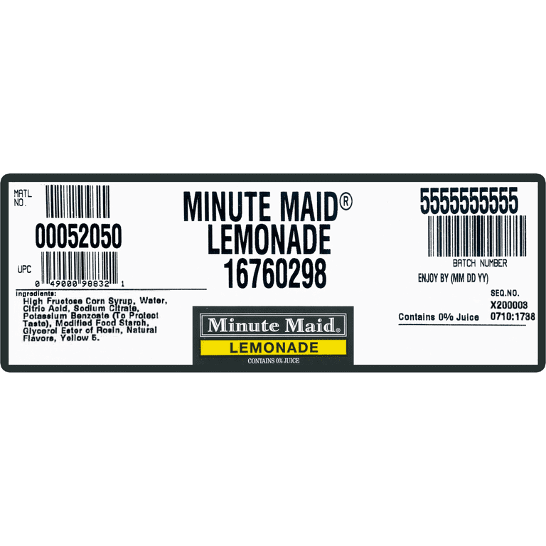 Minute Maid Lemonade Fountain Logo