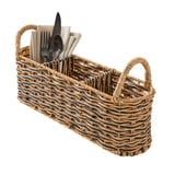 Better Homes & Gardens Resin Rattan Oval Caddy with Handles for Kitchen ...