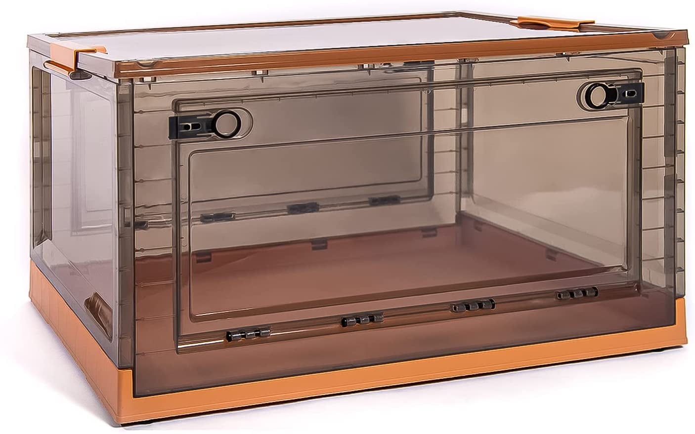 Quality Home Easy Tidy Stackable Side Opening Collapsible Storage Box ...