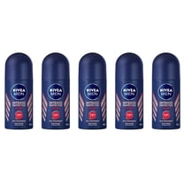 NIVEA Men Dry Impact Deodorant Roll-On 50ML 72HR Protection 5 Pack ...