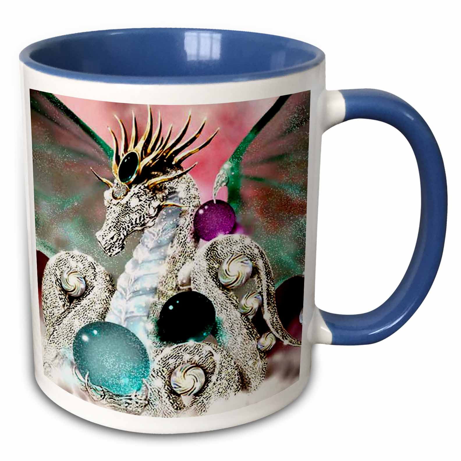Kitchen & Dining Home & Living Dragon Drinkware Metal Dragon Coffee Mug ...