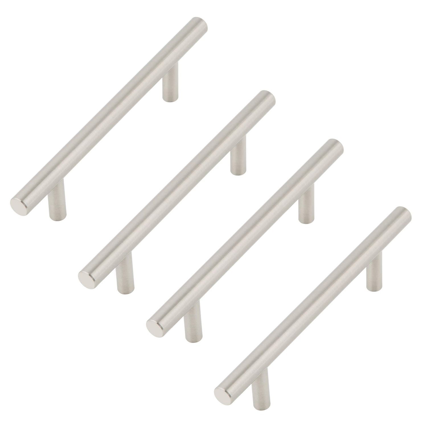 Click here for Era Round Pull Cabinet Handles 4-Pack  Satin Nicke... prices