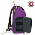 GOgroove Digital SLR Camera Backpack (Purple-Mid-Volume)w/Padded Tablet ...