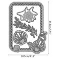 Background Animal Frame Metal Cutting Dies Cutting Die for Card Making ...