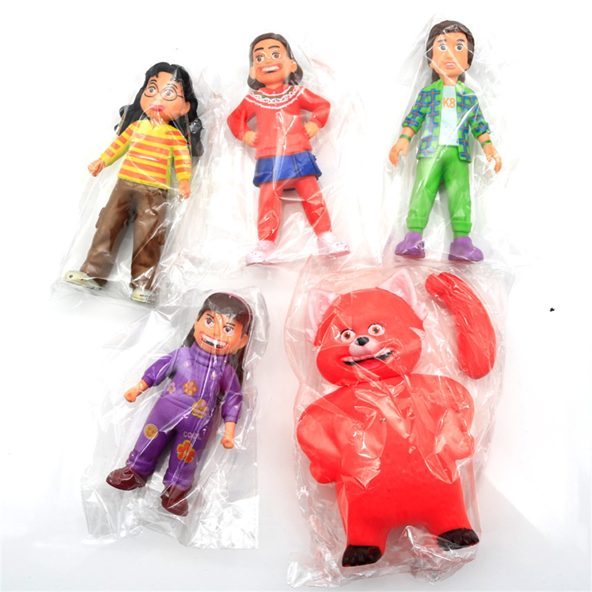 Buy starynighty 5PCS Movie Turning Red Anime Cartoon Action Figure Toys ...