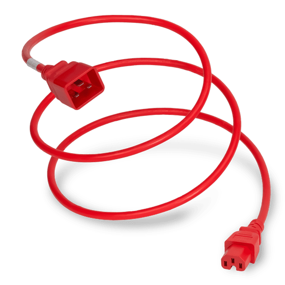 World Cord Sets 10 Foot IEC 60320 C20 to C15 High Temperature Equipment ...