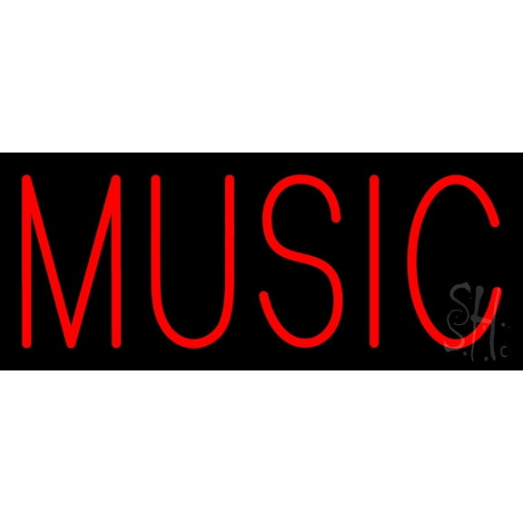 Red Saxophone Player Parking Only 1 LED Neon Sign 15" Tall x 19" Wide ...