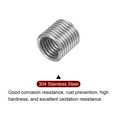 Uxcell M6 x 1 2D 12mm 304 Stainless Steel Wire Thread Insert Threaded ...