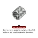 Uxcell M6 x 1 2D 12mm 304 Stainless Steel Wire Thread Insert Threaded ...