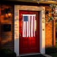 50x27 Inch Outdoor Hanging Rag American Flag Banner, Patriotic Bunting ...