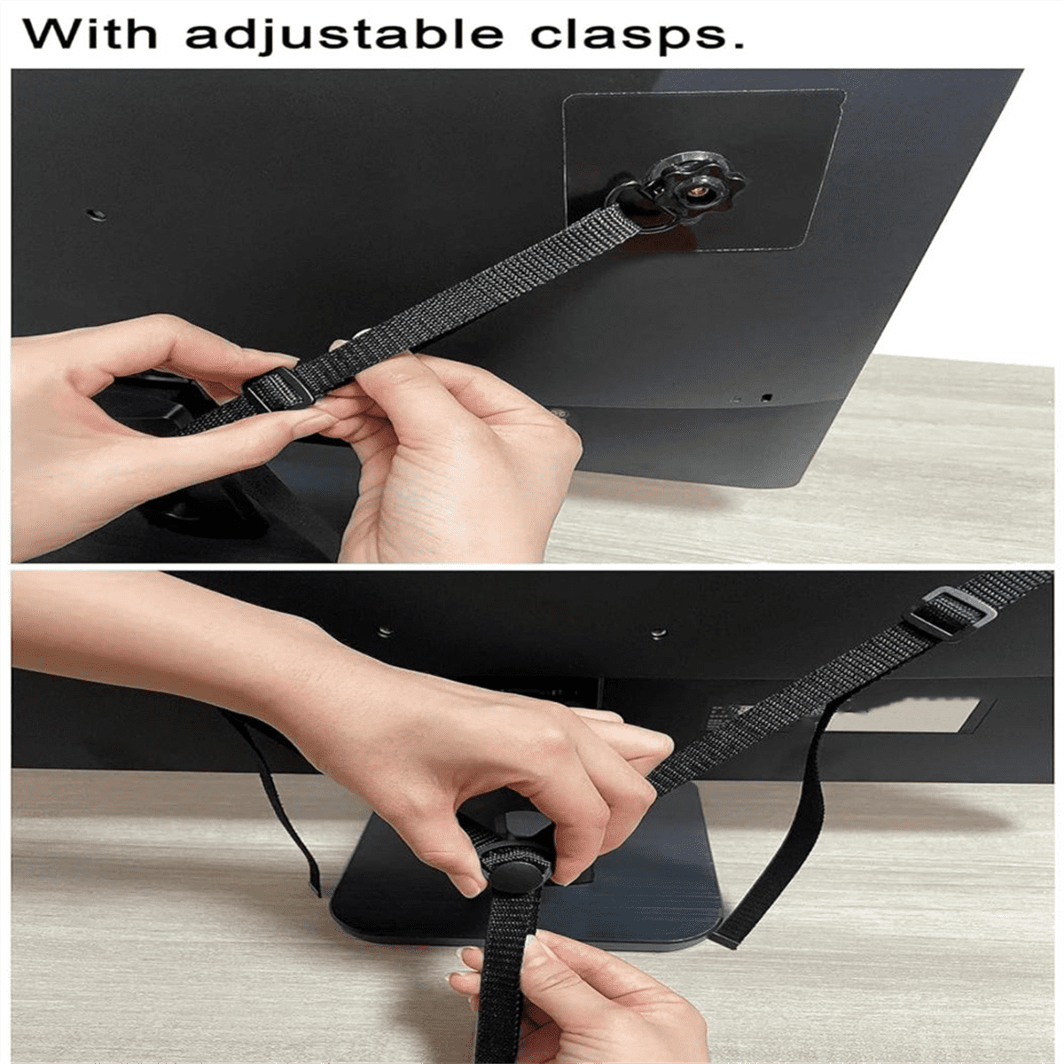 Click here for Unbranded Adjustable Tv Safety Straps  No-Drill An... prices