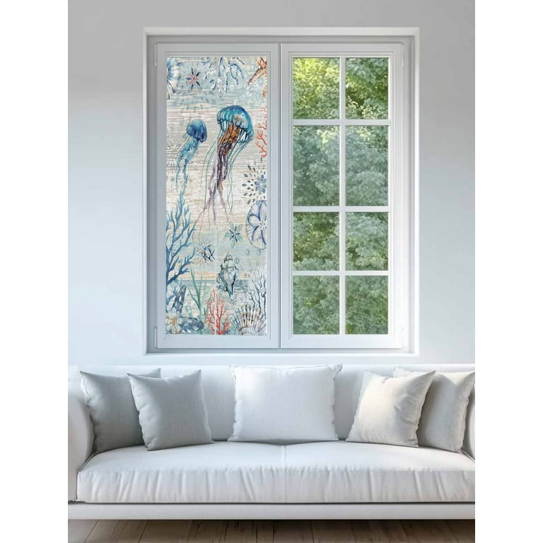 Nautical Stained Glass Window Film