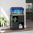 Ollie & Hutch Dory 10/20 Gallon Aquarium or Terrarium Tank Stand, Black ...